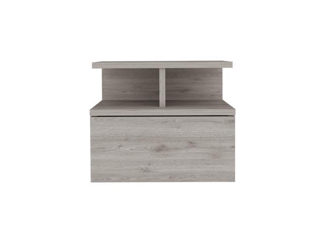 Click here for Floating Nightstand Flopini  One Drawer - Light Gr... prices