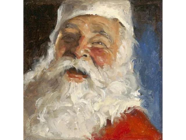 Click here for Santa by Andy Thomas - Canvas Giclee Edition 18x18... prices