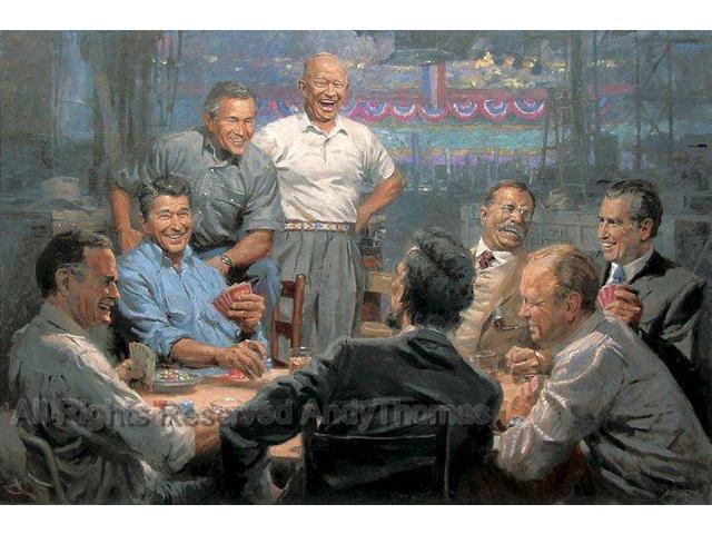 Click here for Grand Ol Gang - Republican Presidents Playing Poke... prices