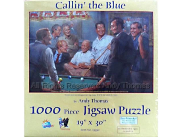 Click here for Callin The Blue 1000 Piece Jigsaw Puzzle by Andy T... prices