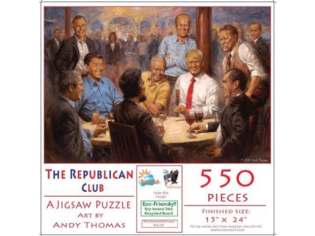 Click here for The Republican Club 550 Piece Jigsaw Puzzle by And... prices