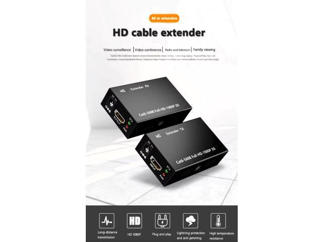 Click here for Cable Audio/Video HDMI Extender thru Ethernet-60M-... prices