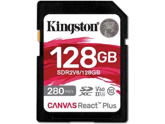 Click here for Kingston SDXC Canvas React Plus UHS-II V60 280MB/s... prices