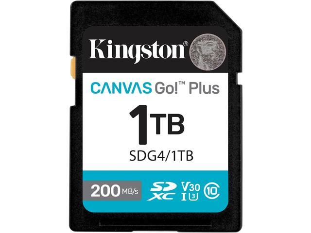 Click here for Kingston SDXC Canvas Go Plus (SDG4) Flash Memory C... prices