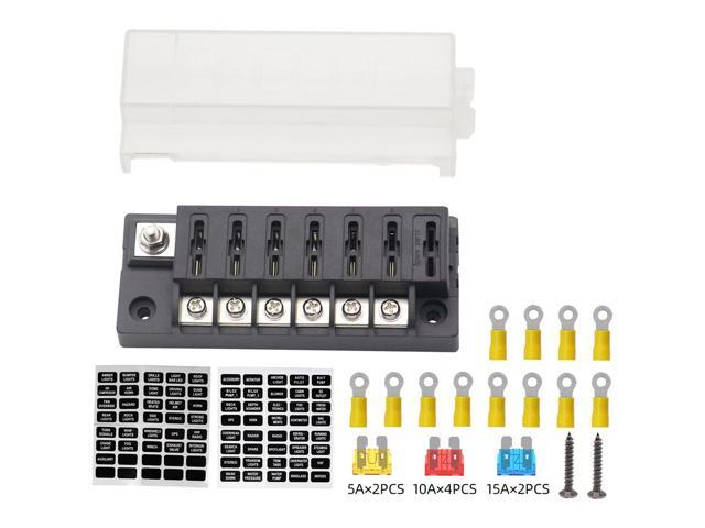 Click here for Yingshan 6-Way Compact Fuse Box With Single Input... prices