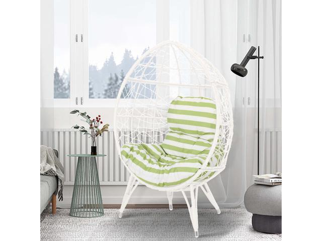 Click here for Aukfa Outdoor Wicker Egg Chair  Patio Garden Ratta... prices