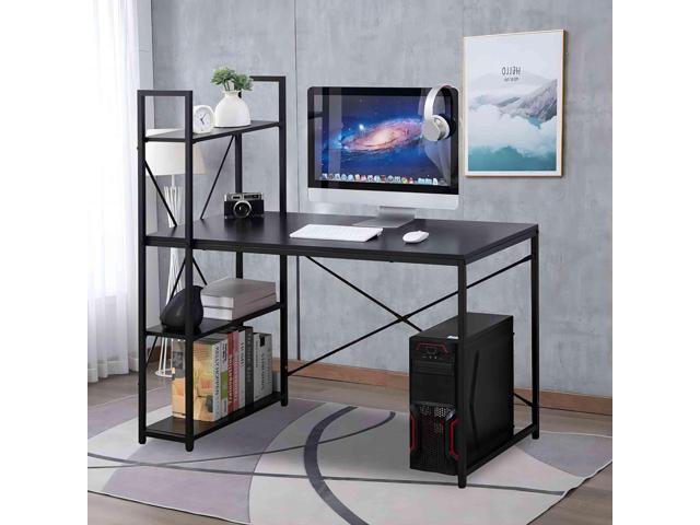 Click here for Aukfa 48 Computer Desk with Storage Shelves - Mode... prices