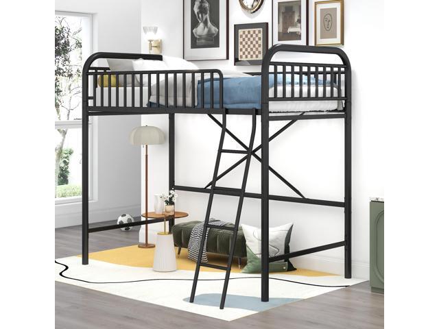 Click here for Anysun Metal Loft Bed Space Saving  Twin Metal Bed... prices