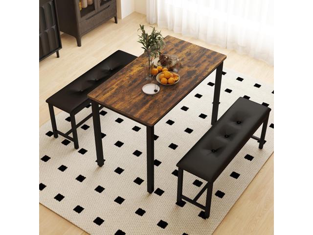 Click here for Aukfa Dining Table Set for 4  Wood Kitchen Table &... prices