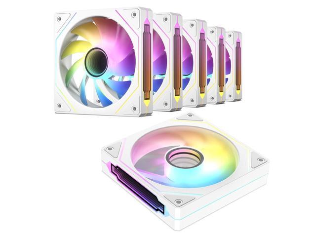 Click here for DARKROCK F120 6-Pack 120mm Infinite Mirror Case Fa... prices