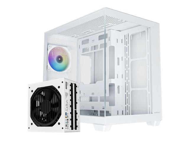 Click here for Vetroo AL900 White ATX PC Case with 1000W White Po... prices