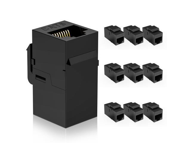 Click here for DARKROCK 10 Packs Cat6 RJ45 Keystone Coupler - PC... prices