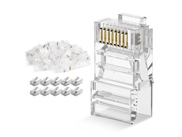 Click here for DARKROCK Cat6 RJ45 Connectors 100-Pack for Etherne... prices