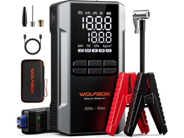Click here for WOLFBOX 3000A Jump Starter & Air Compressor - 1600... prices