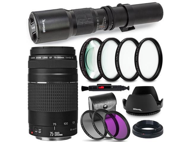 Click here for Canon EF 75-300mm f/4-5.6 III Lens (Black) + 500mm... prices