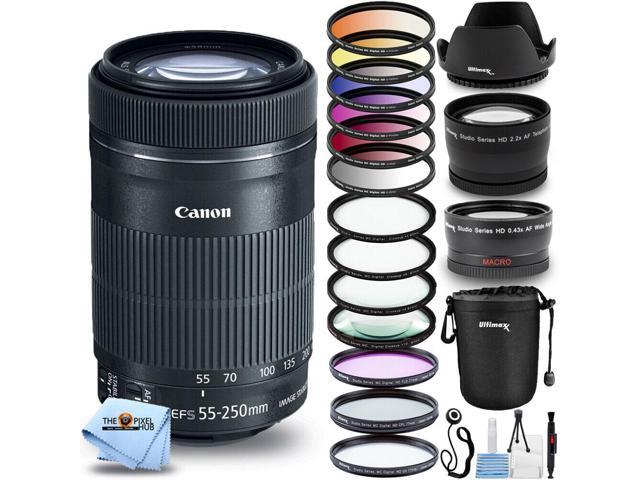Click here for Canon EF-S 55-250mm f/4-5.6 IS STM Lens - 20PC Acc... prices