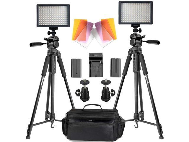 Click here for 2x 75 Tripods  LED Lights  Batteries and Case for... prices