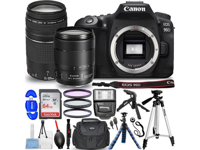 Click here for Canon EOS 90D DSLR with 18-135mm + 75-300mm + 64GB... prices