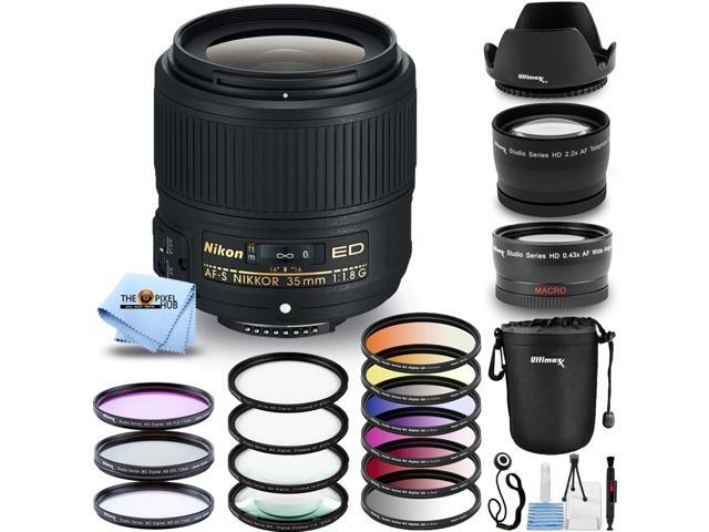 Click here for Nikon AF-S NIKKOR 35mm f/1.8G ED Lens (Black) + 3... prices