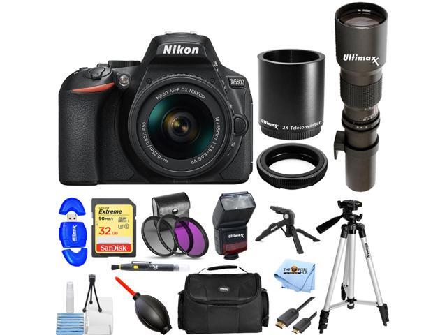 Click here for Nikon D5600 Camera 18-55mm + 500mm/1000mm Lens - 3... prices