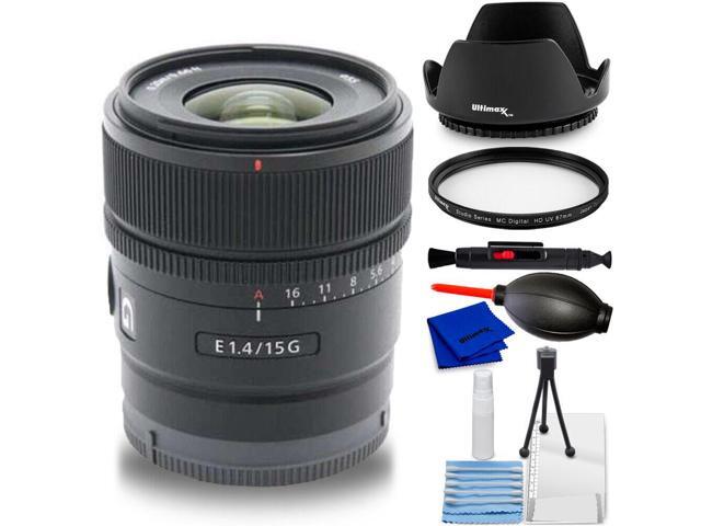 Click here for Sony E 15mm f/1.4 G Lens SEL15F14G - 7PC Accessory... prices