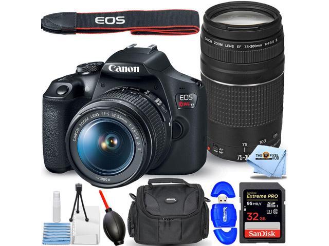 Click here for Canon EOS Rebel T7 DSLR with 18-55mm + 75-300mm Le... prices