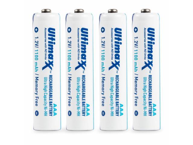Click here for 4x ULTIMAXX 1100mAh AAA NIMH Rechargeable Batterie... prices