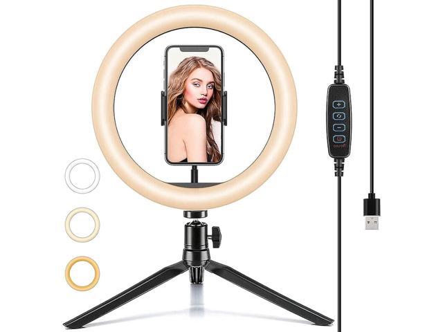 Click here for 10 RGB Color Changing LED Ring Light with Tabletop... prices
