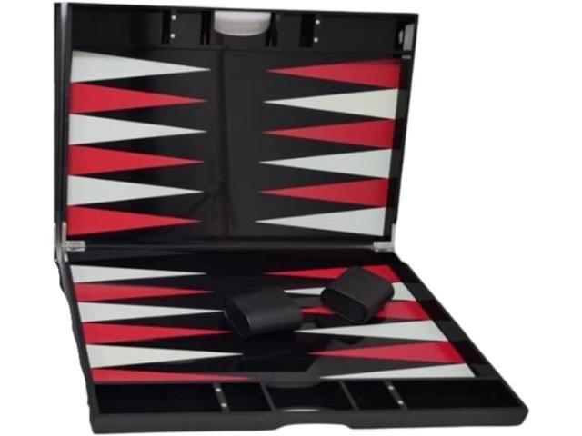 Click here for Lucite Acrylic Backgammon Set 18 Large Premium Boa... prices