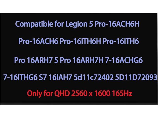 Click here for 16.0 Replacement for Lenovo Legion 5 Pro-16ACH6H P... prices