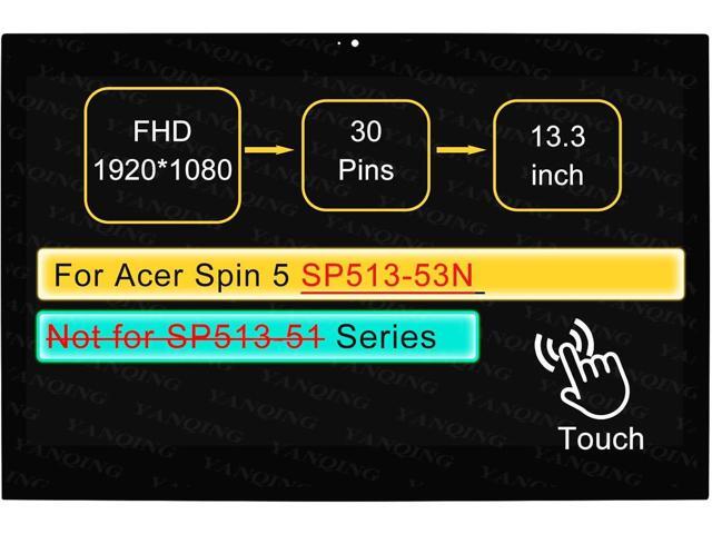 Click here for NUOLAISUN 13.3 LCD Touch Screen Replacement Digiti... prices