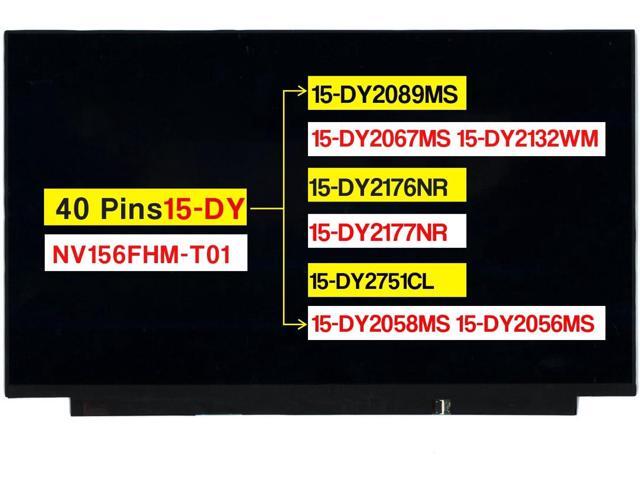 Click here for Screen Replacement NV156FHM-T01 for HP 15-DY2089MS... prices