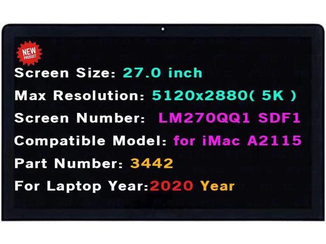Click here for NUOLAISUN 5K LCD Replacement LM270QQ1 (SD)(F1) SDF... prices