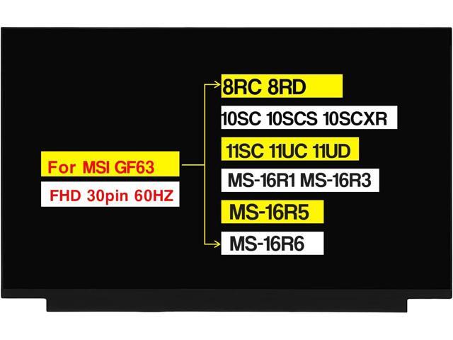 Click here for 15.6 Inches New Screen Replacement for MSI Thin GF... prices