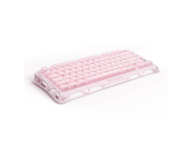 Click here for GravaStar Mercury K1 75 Pink Wireless Keyboard  Al... prices