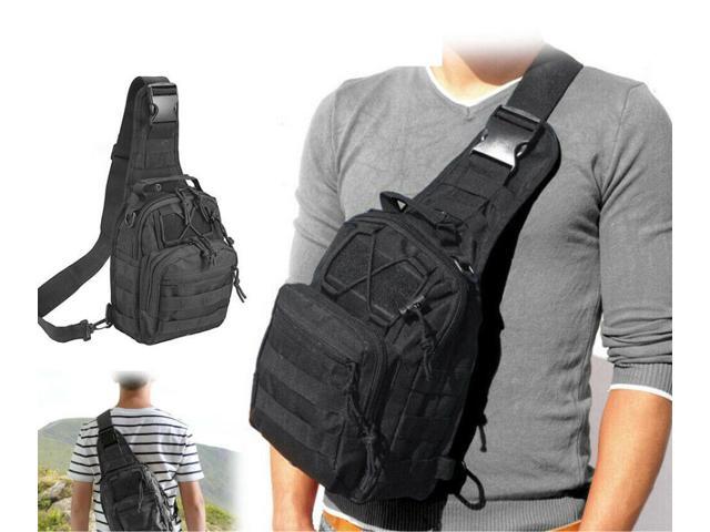 Click here for Men Backpack Tactical Sling Bag Chest Shoulder Bod... prices