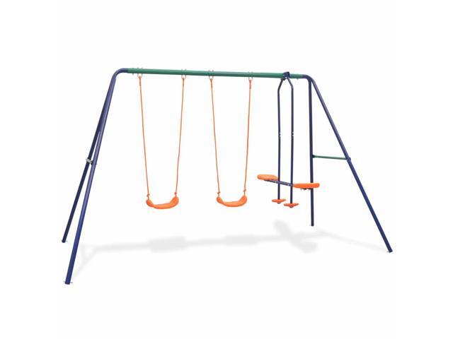 Click here for Swing Set with 4 Seats Orange prices