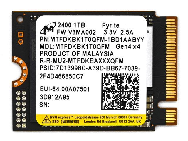 Click here for 1TB Micron 2400 M.2 2230 NVMe PCIe 4.0x4 SSD MTFDK... prices