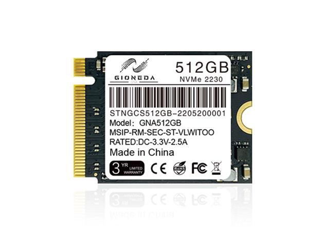 Click here for GIONEDA M.2 2230 SSD 512GB PCIe NVMe 3.0 3D NAND G... prices