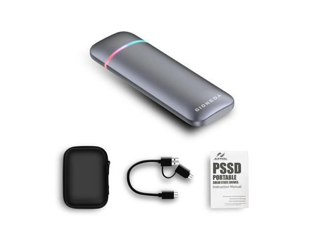 Click here for GIONEDA Portable RGB SSD External Drive 512GB - Hi... prices