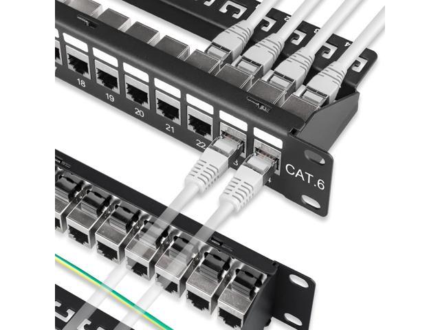Click here for iwillink 24 Port RJ45 Through Coupler 1U Cat6 Patc... prices