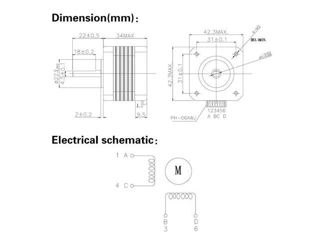 Click here for (Pack of 4pcs) NEMA17 Stepper Motor High Torque Bi... prices