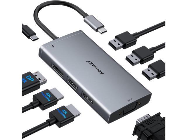 Click here for ABIWAZY USB C Hub Triple Monitor Adapters 8 in 1 U... prices