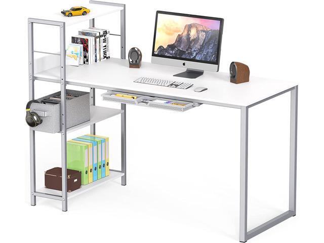 Click here for SHW 46-Inch Mission Desk with Side Shelf  White prices
