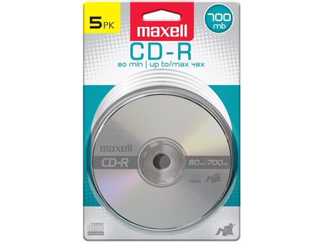 Click here for Maxell 648220 CD-R 700  5 Pack-Card (648220) prices