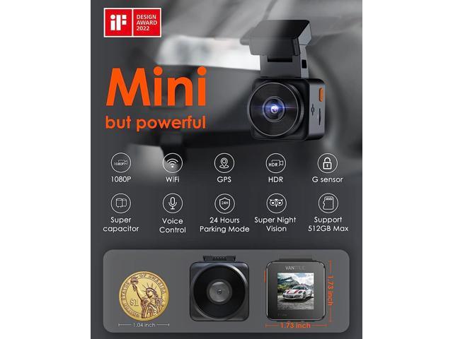 Click here for Vantrue E1 Lite 1080P WiFi Mini Dash Cam with GPS... prices