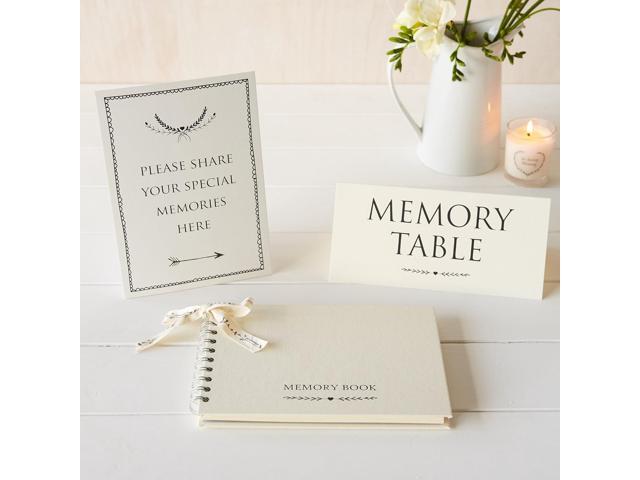 Click here for ANGEL & DOVE A5 Ivory Memory Book & 2 Signs Set (8... prices