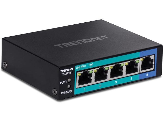 Click here for TRENDnet 5-Port Unmanaged Gigabit PoE+ Switch  4 x... prices