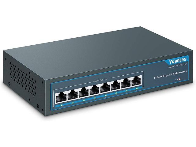 Click here for YuanLey 8 Port Gigabit PoE Switch  8 PoE+ Ports 10... prices