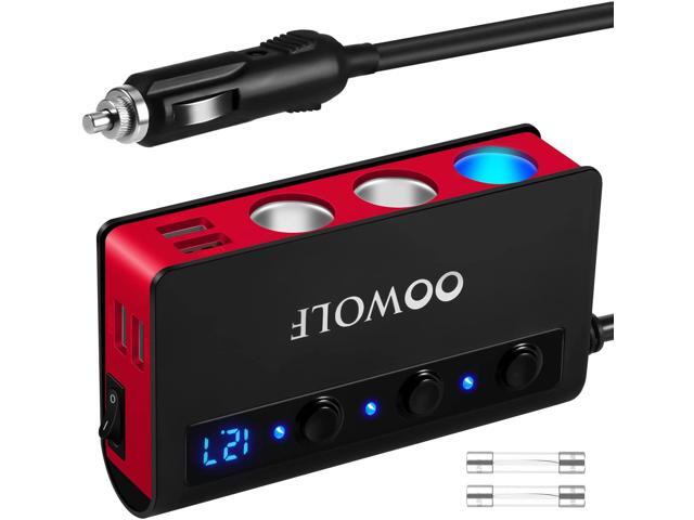Click here for OOWOLF 7 in 1 Car Charger  3-Socket 180W Cigarette... prices